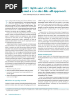 Substantive vs Formal Equality Explained | PDF | Discrimination | Justice