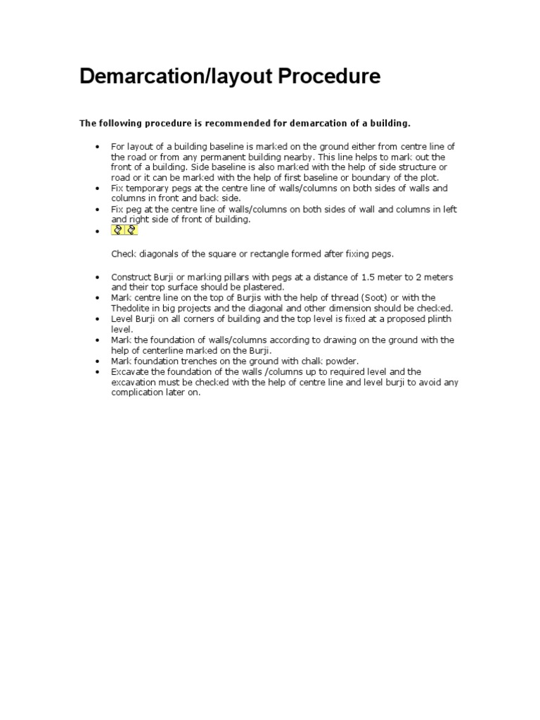 Demarcation | PDF | Column | Building Engineering