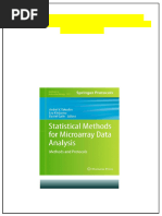 Statistical Methods For Microarray Data Analysis Methods and Protocols 1st Edition Andrei Y ...