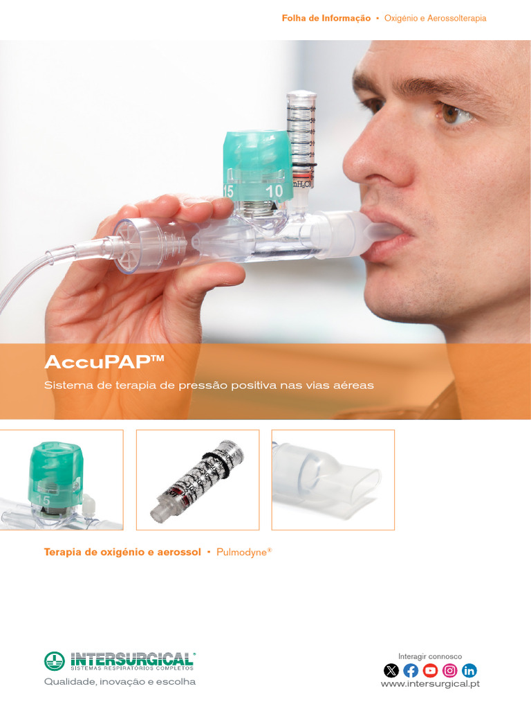 Sistema AccuPAP para Terapia Respiratória | PDF | Gases