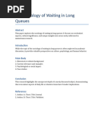 The Philosophy of Waiting | PDF