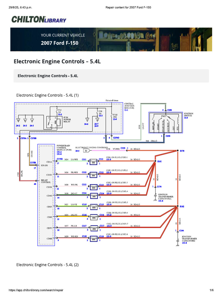 Diagrama f150 | PDF