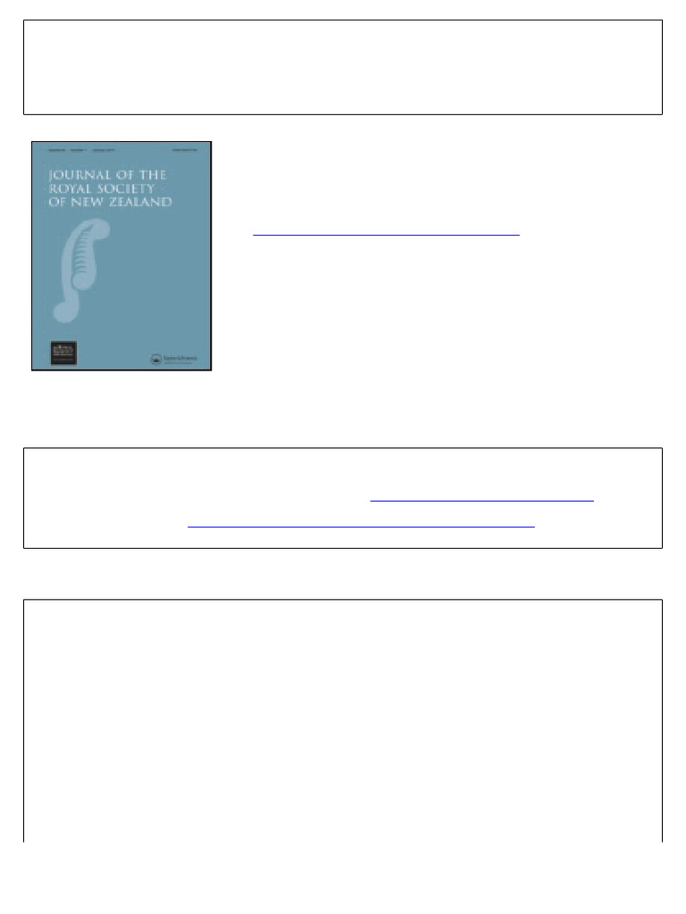 The Bivalve Mollusc Genus Limatula | PDF | Taxonomy (Biology) | Genus