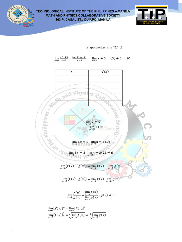 Handout Pre Calculus 1 1 | PDF | Factorization | Mathematics
