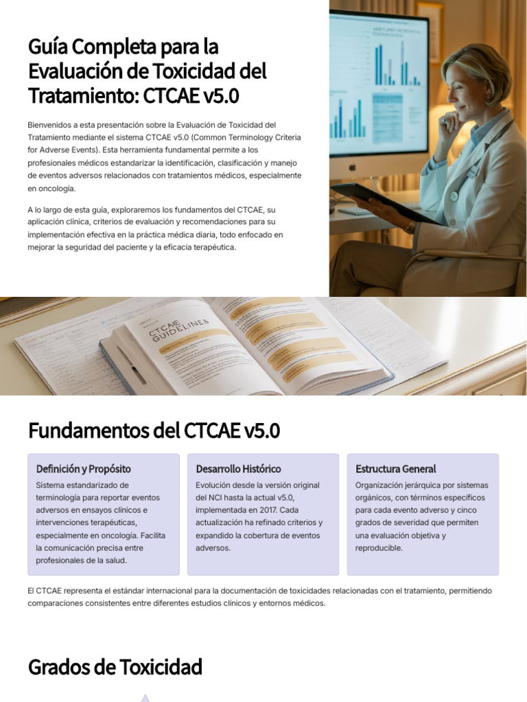 Evaluación de Toxicidad: Guía CTCAE v5.0 | PDF | Terapia | Seguridad ...