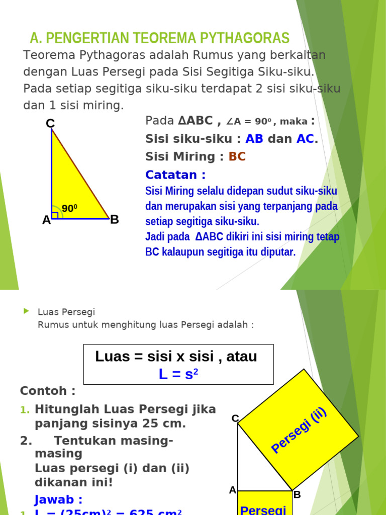 Teorema Pythagoras | PDF