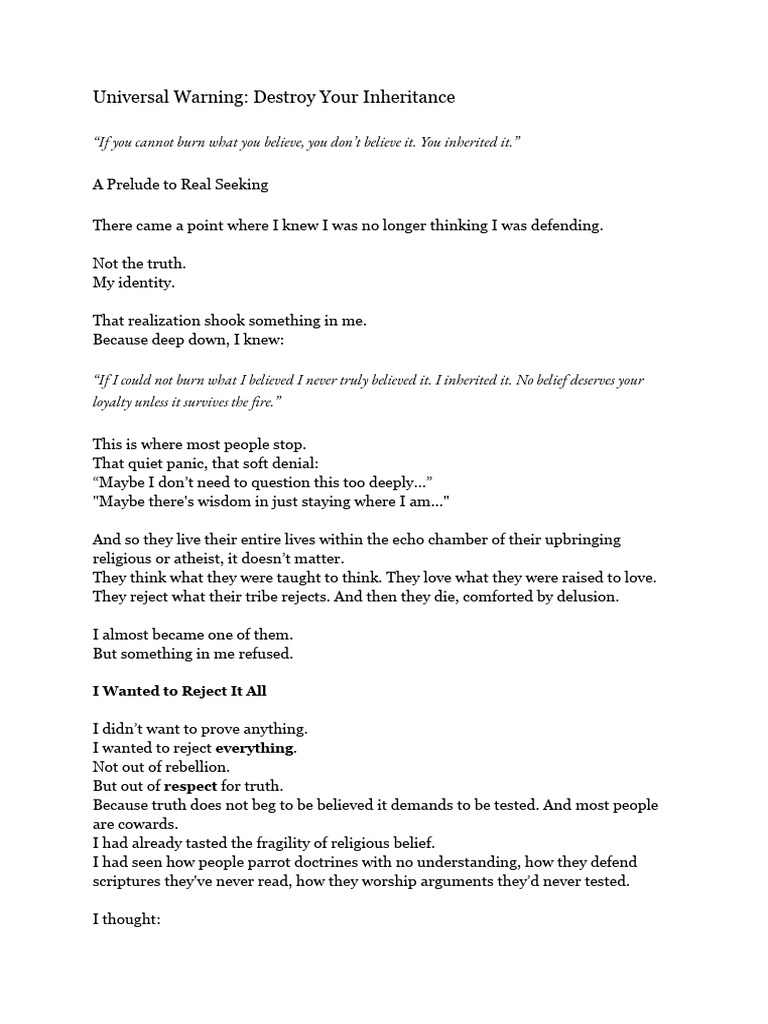 Chapter 0 Merged | PDF | Truth | Thought