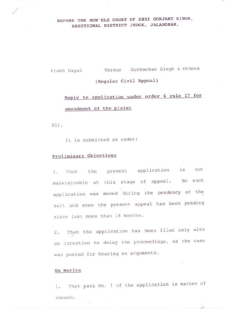 Regular Civil Appeal | PDF