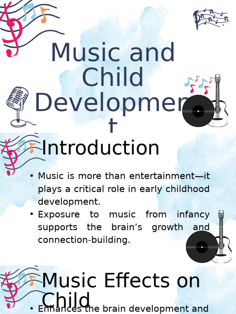 Lesson 1 Music and Child Development | PDF | Intelligence | Child ...