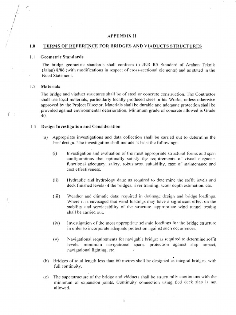 TOR For Bridge & Viaducts | PDF
