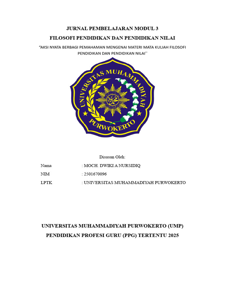 Filosofi Pendidikan Dan Pendidikan Nilai | PDF