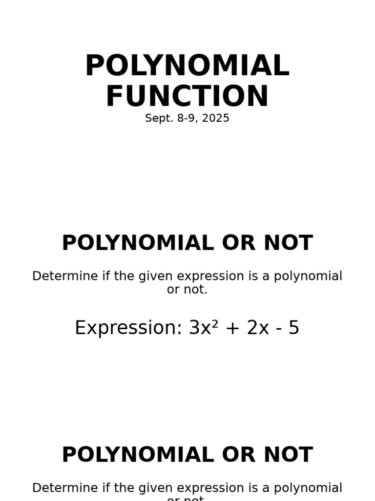 Q2 Lesson 3 - Polynomial Function | PDF | Polynomial | Zero Of A Function