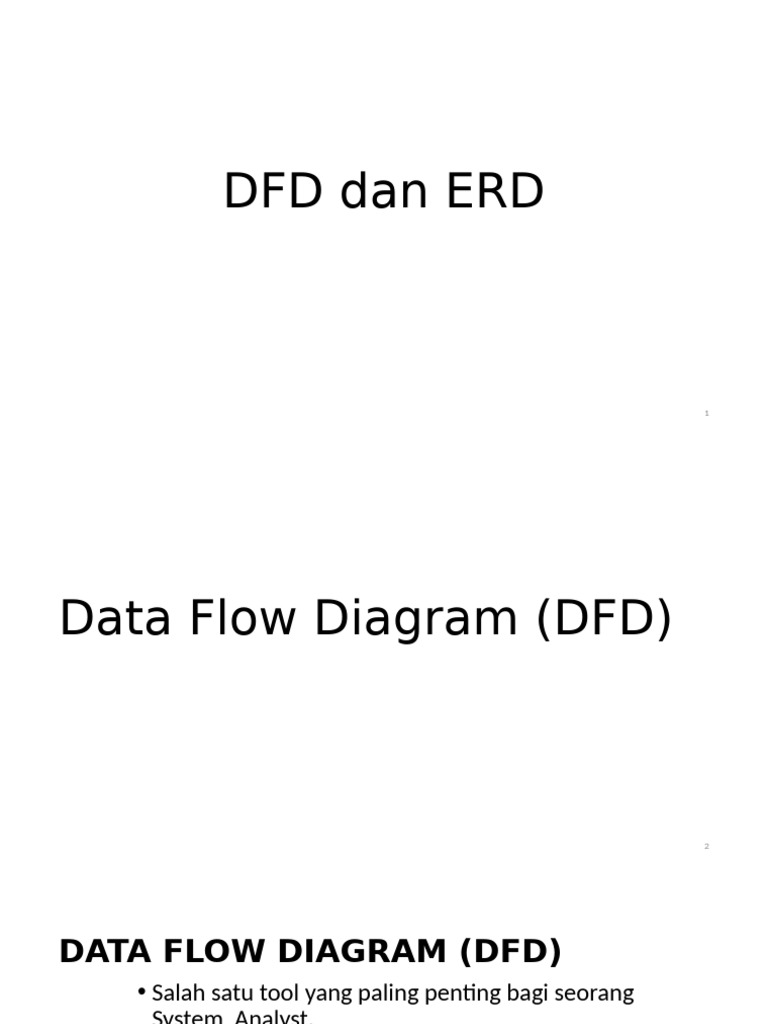 Pengantar DFD Dan ERD | PDF
