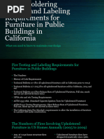 CAL-117 (California Technical Bulletin 117-2013) | PDF | Safety
