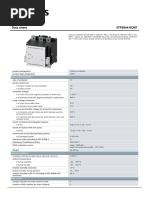 Siemens 3TF Contactors | PDF | Alternating Current | Mains Electricity