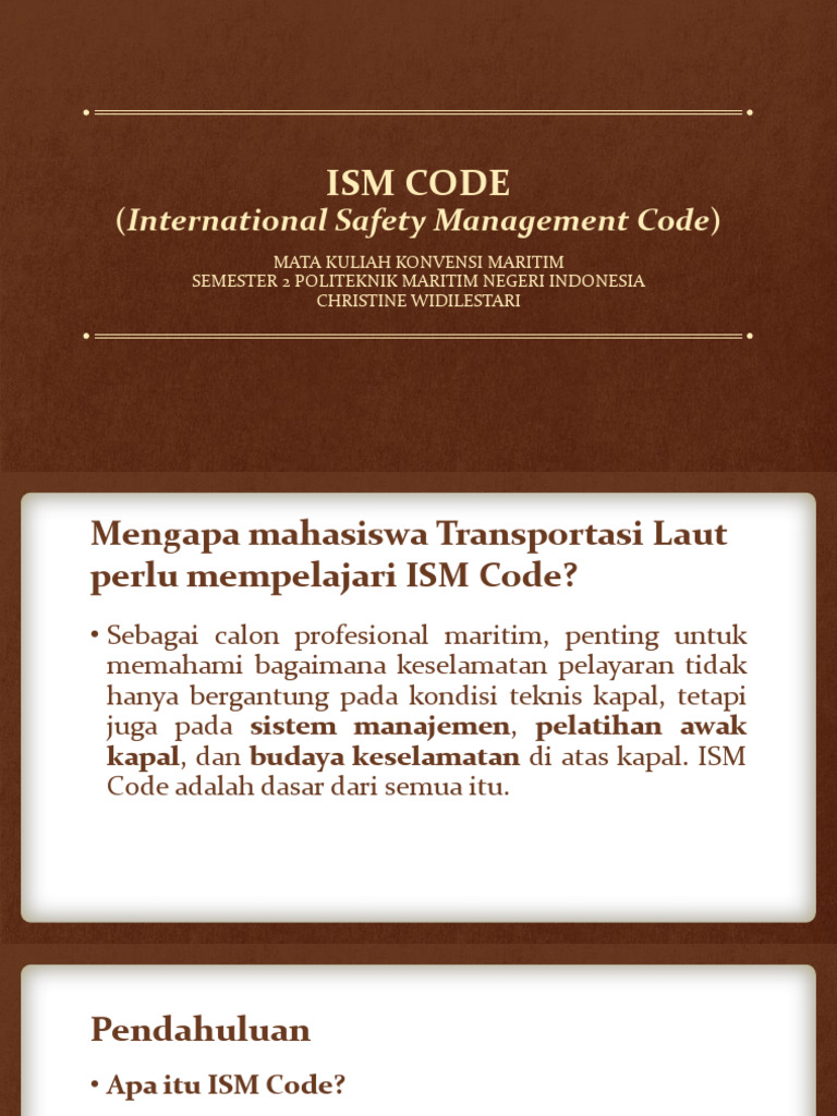 TM 5-6 Ism Code | PDF