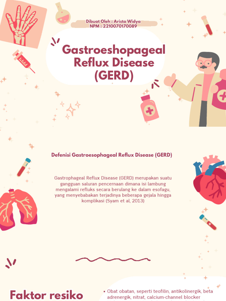 PPT-Konsep Penyakit GERD - Arista Widya-2210070170089 | PDF