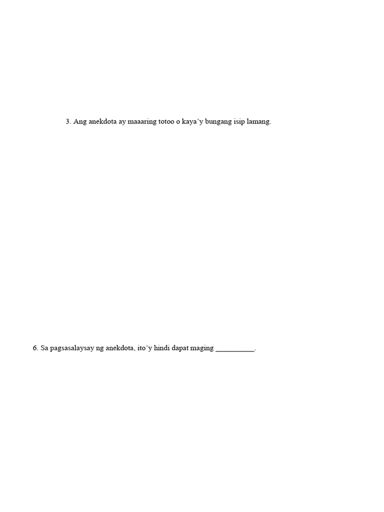 Filipino Summative | PDF