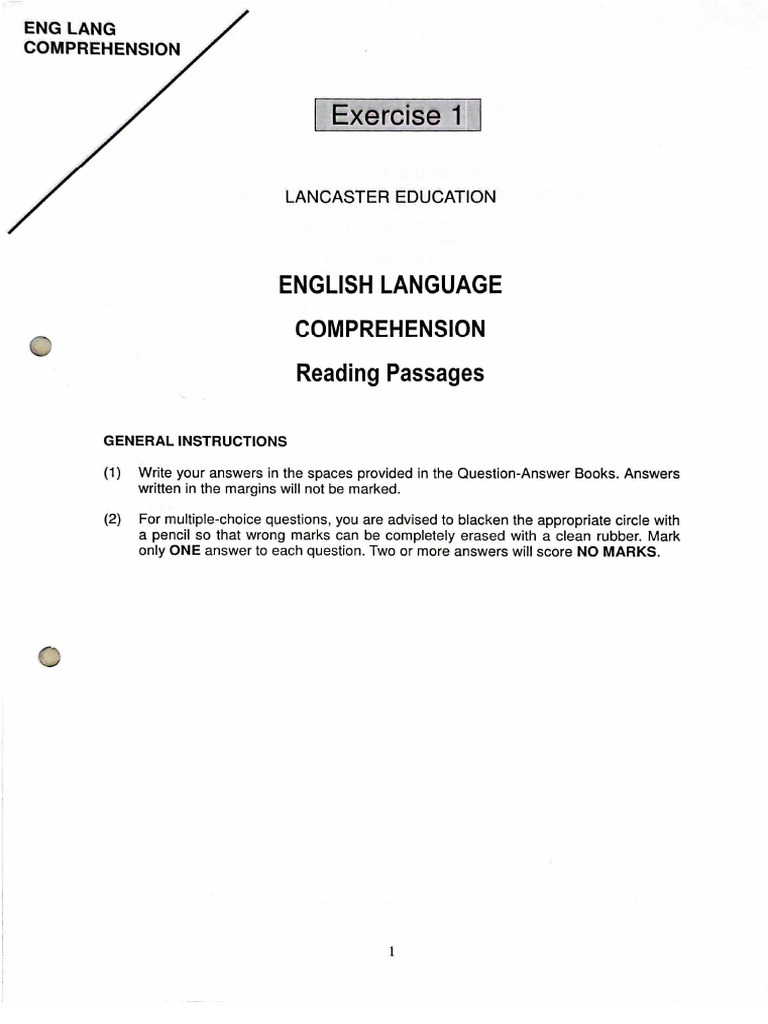 Better Reading Comprehension 2B-1 | PDF