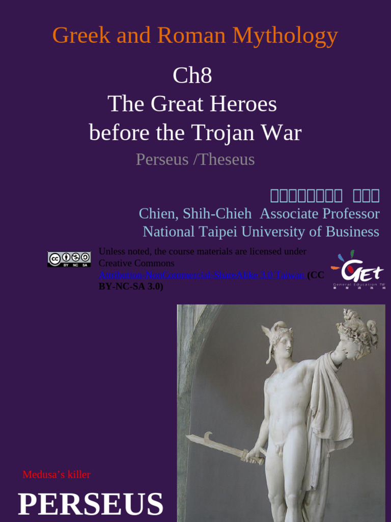 Greek Heroes: Perseus and Theseus | PDF | Theseus | Minotaur