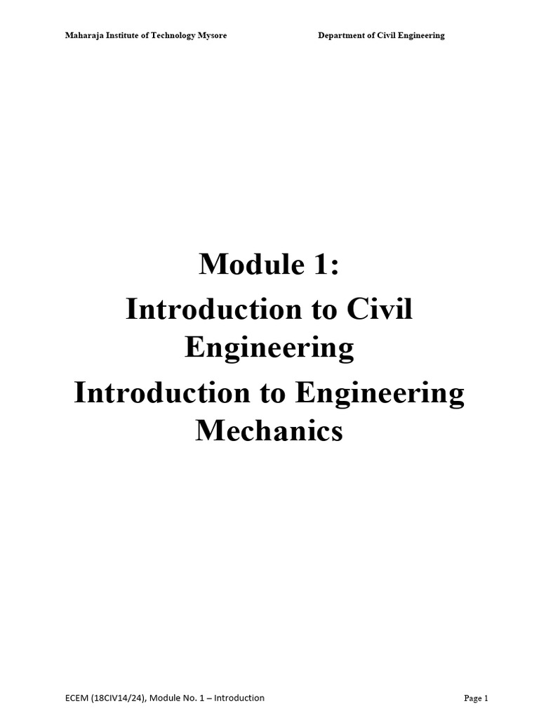 Civil Engineering Strength of Materials Notes | PDF