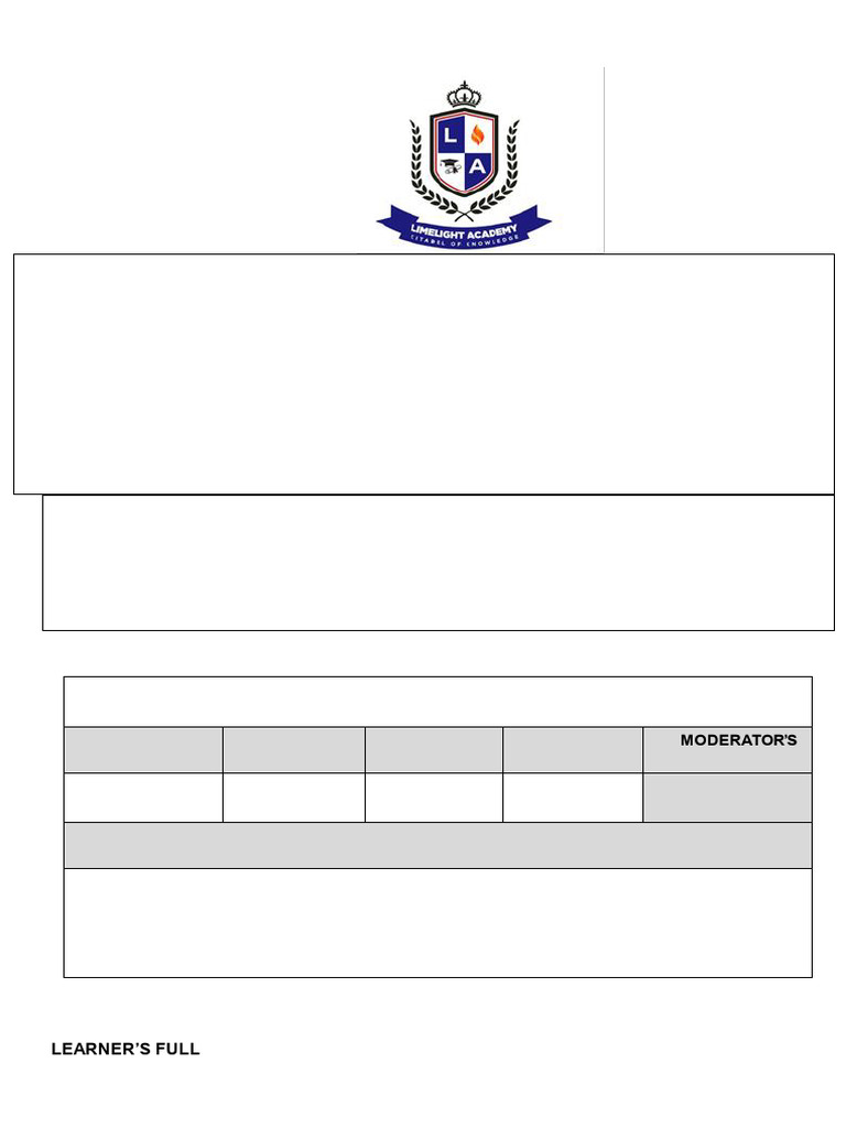 Grade 6 Life Skills PE Assessment | PDF | Cognition | Learning