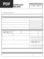 SSS Employer Data Change Form R-8 | PDF | Business | Business Law