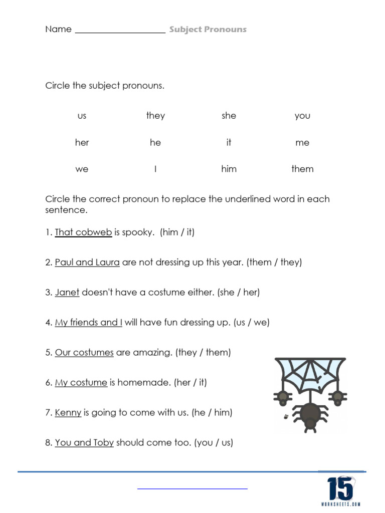 4-1 Subject Pronoun | PDF