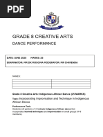 Grade 9 Dance Term 2 Activities | PDF