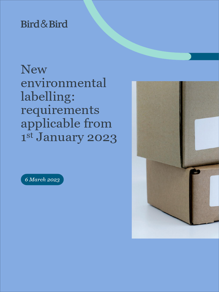 New Environmental Labelling Rules 2023 | PDF | Limited Liability ...
