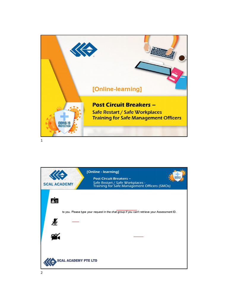 Safe Management Measures Training Guide | PDF | Personal Protective ...