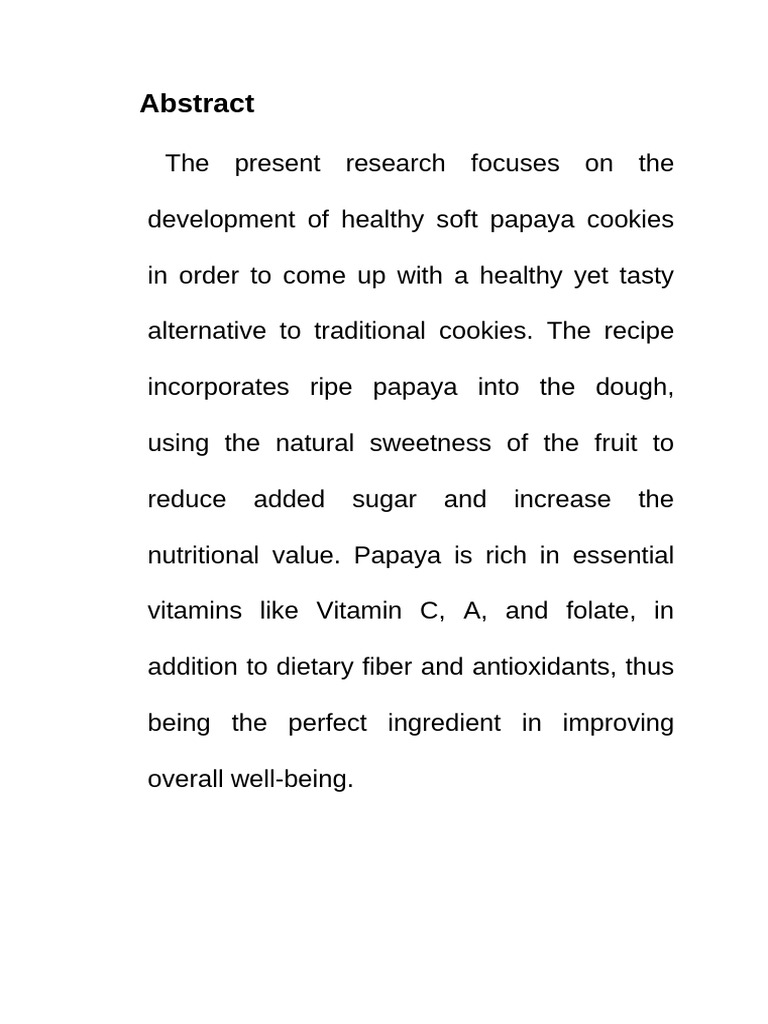 Healthy Papaya Cookie Recipe Guide | PDF | Sugar Substitute | Sugar