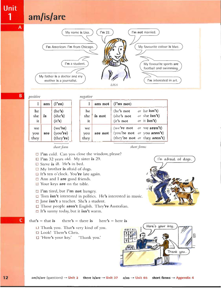 Verb To Be & Present Simple Workshop | PDF