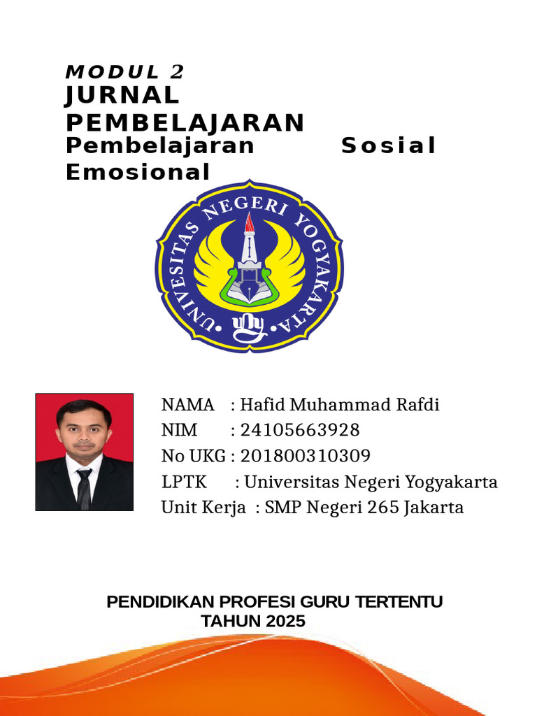 Hafid M Rafdi - 24105663928 - MODUL 2 Pembelajaran Sosial Emosional | PDF