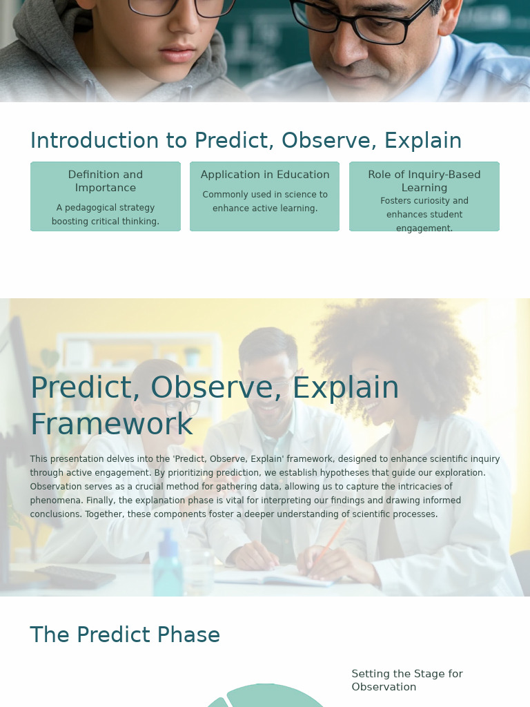 Predict Observe Explain Fra | PDF | Scientific Method | Critical Thinking