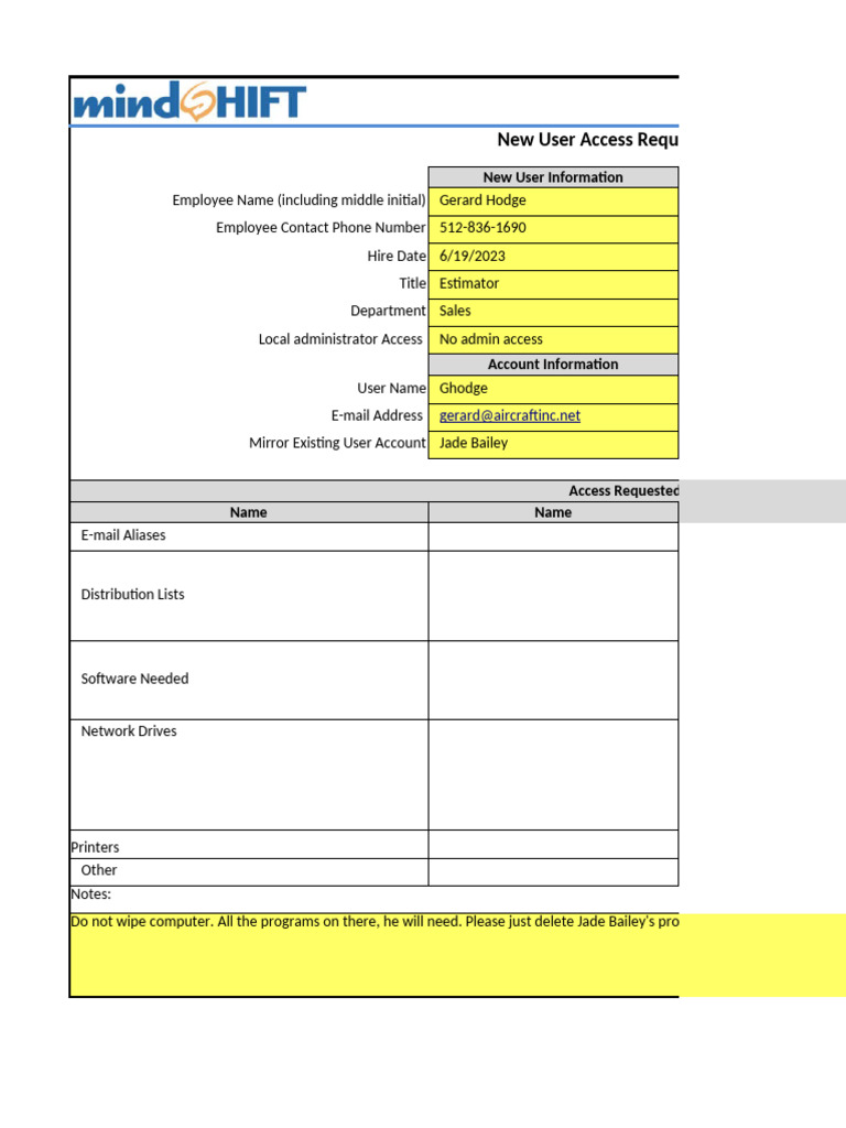 Copy of CAM Form Sheet (Blank) | PDF