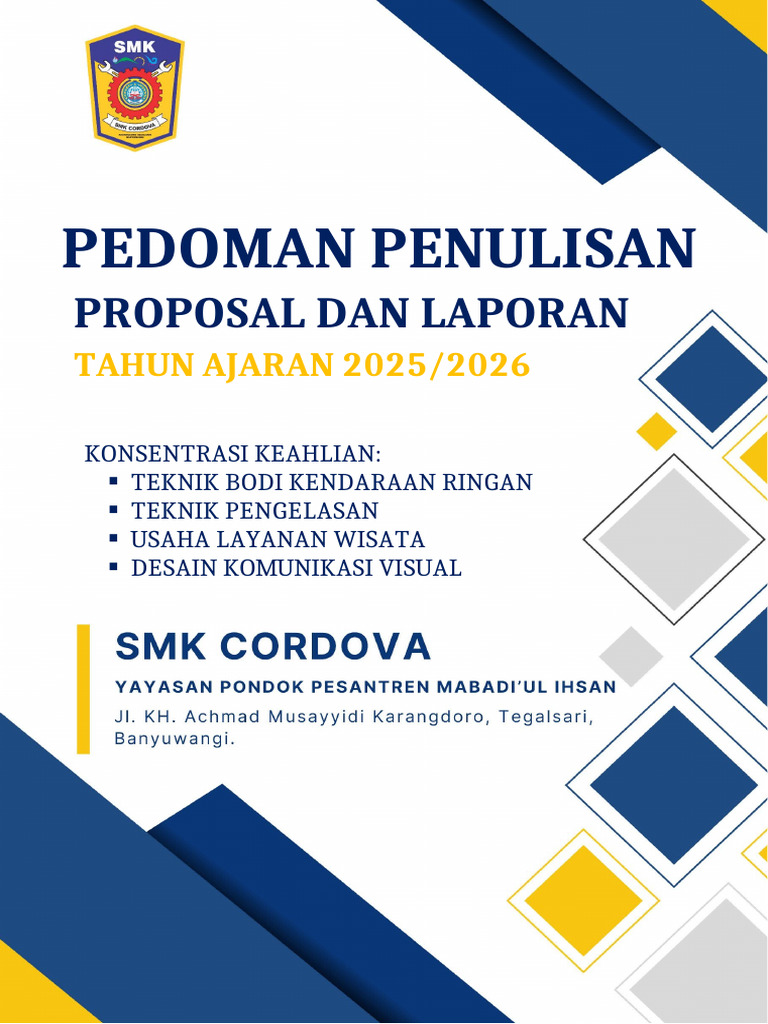 Pedoman Penulisan Proposal Dan Laporan | PDF