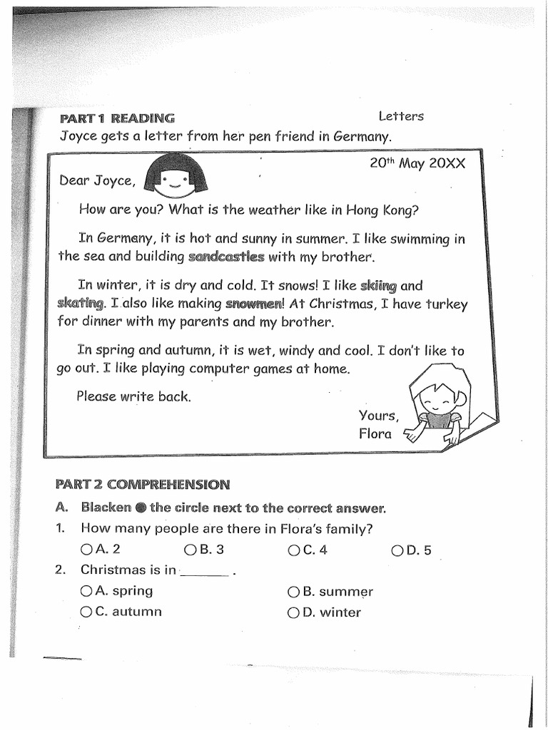 P.2 Reading and Writing Supplementary Exercises | PDF