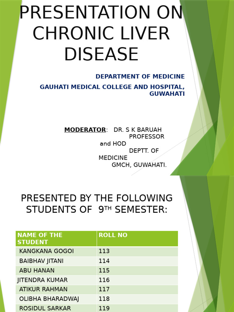 A Case Presentation On CLD | PDF | Liver | Medical Specialties