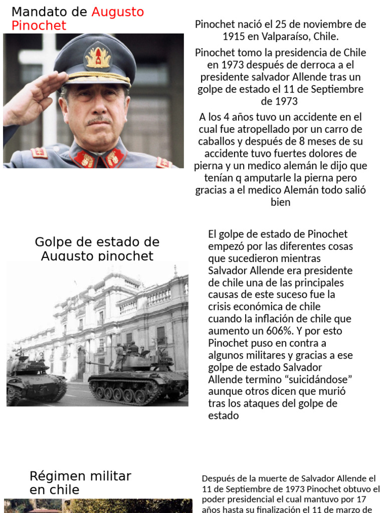 Augusto Pinochet | PDF | Augusto Pinochet | Chile