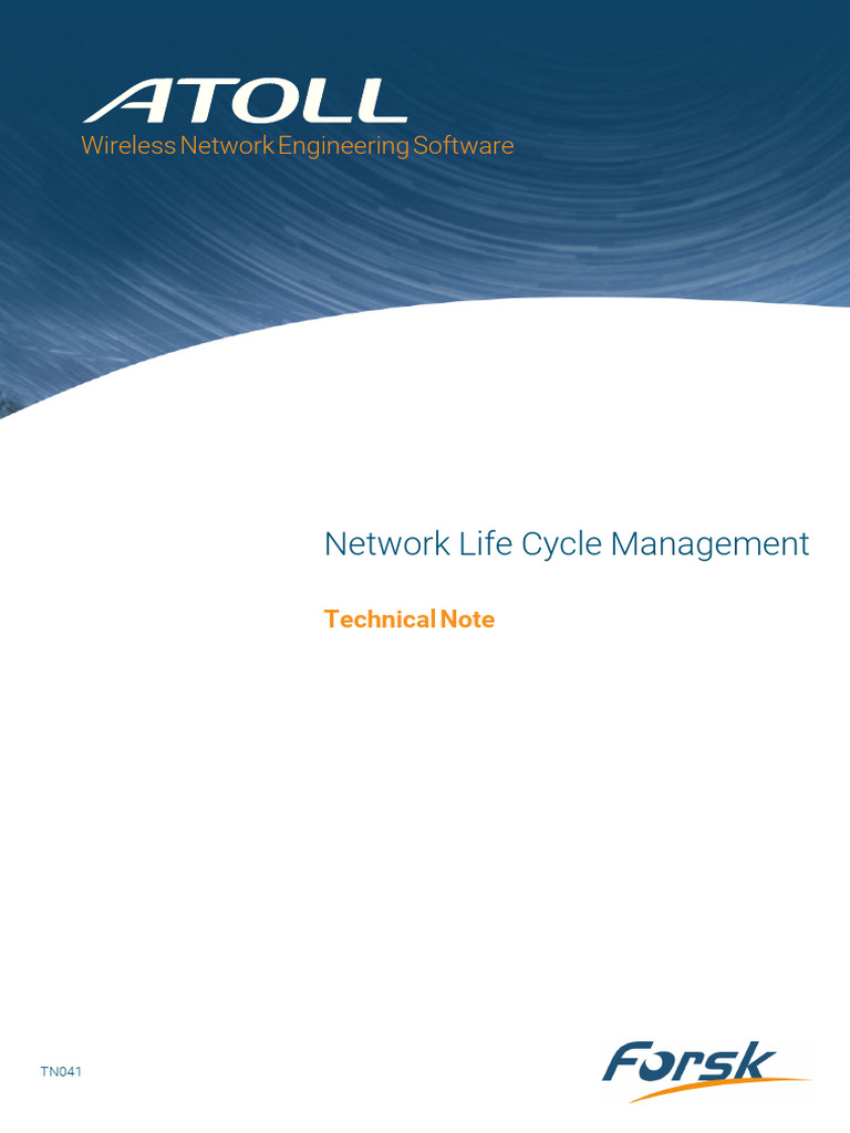 TN041 Network Lifecycle Management | PDF | Transmitter | Computing