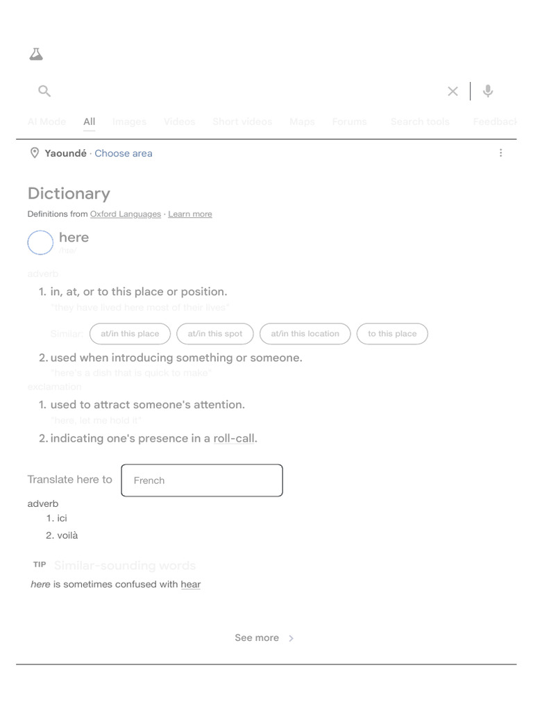What is Here - Google Search | PDF | Adverb | Linguistics