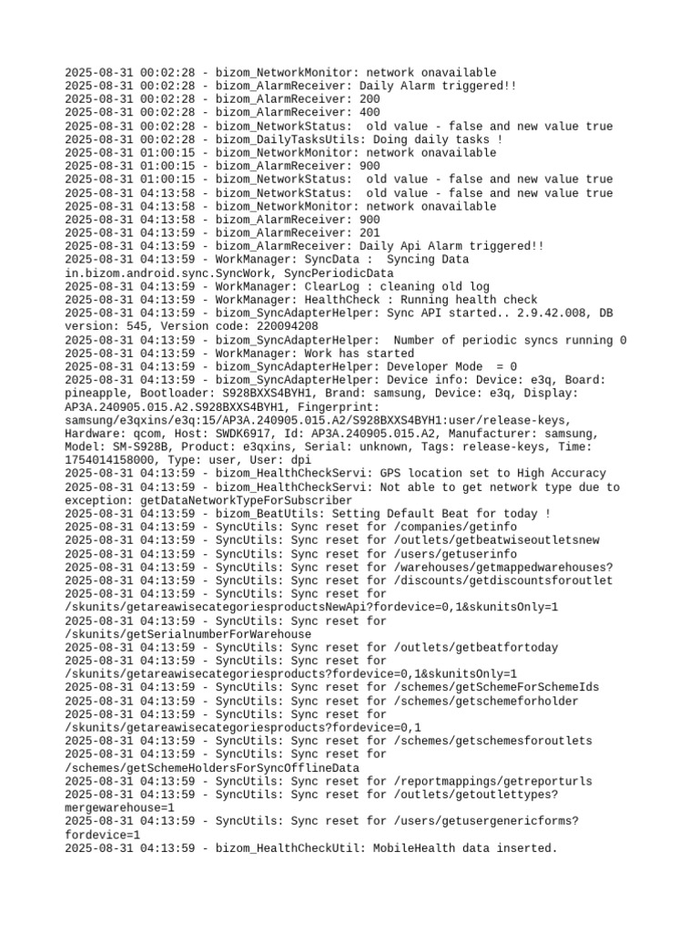 Logg 20250831 | PDF | Software | Computer Science