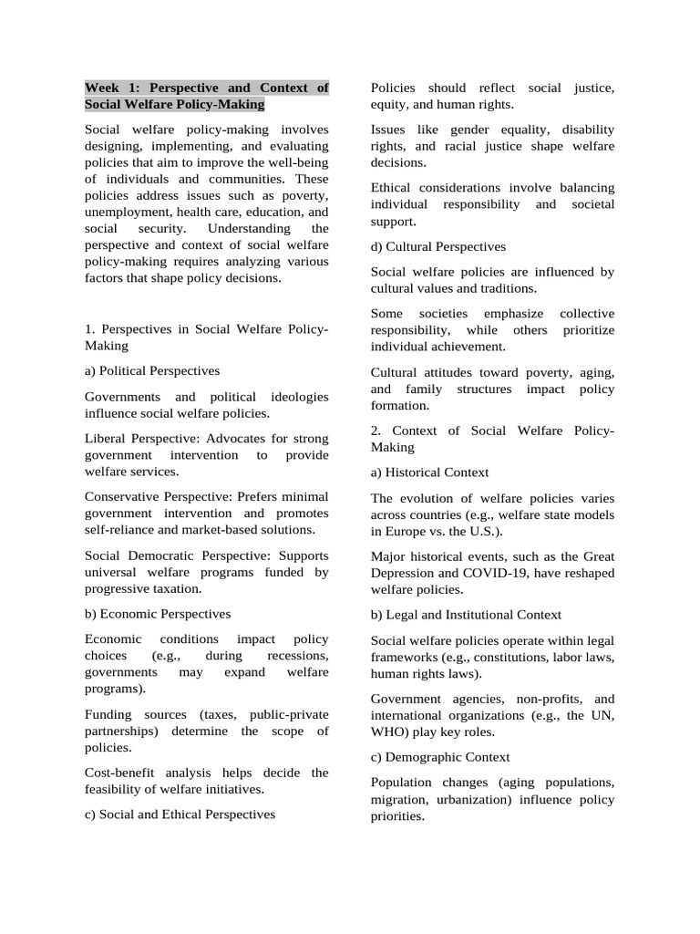 Outline SWPP For Bookbind | PDF | Social Protection | Policy