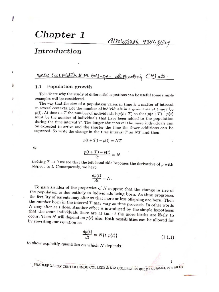 Bio Mathematics | PDF