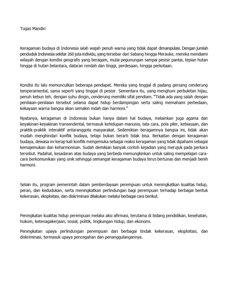 Tugas Mandiri - Martha Lunmisay - Modul 1 | PDF