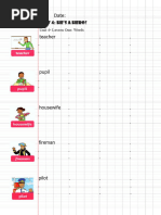 Family and Friends 1 - Unit 4: He's A Hero! (Words) : Teacher | PDF