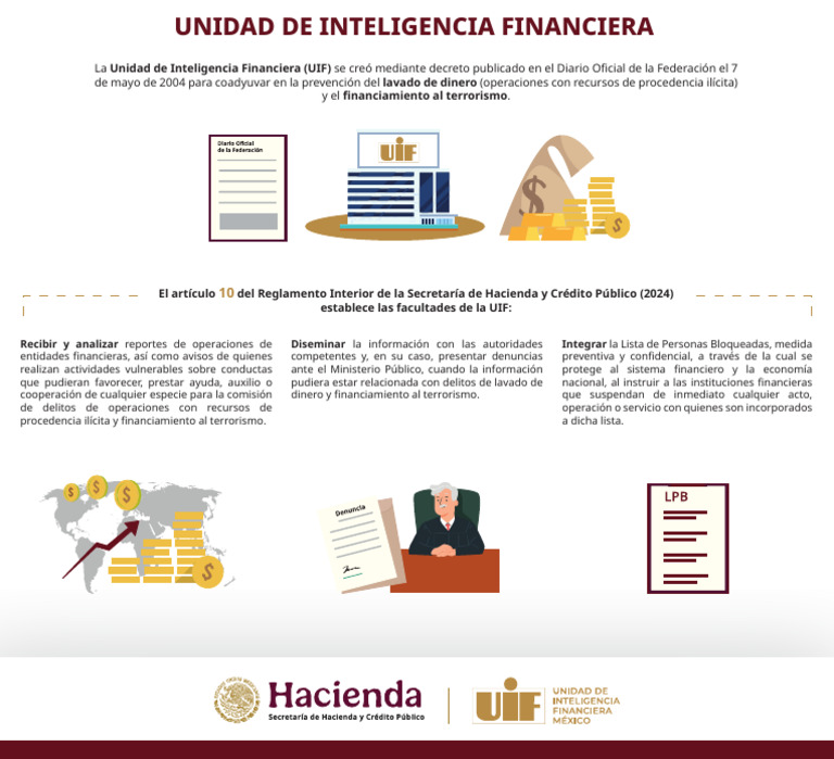 Funciones de la Unidad de Inteligencia Financiera | PDF