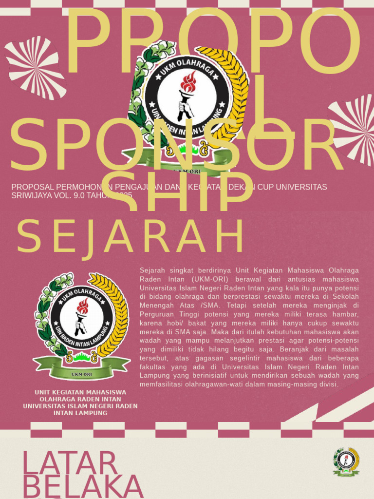 Proposal Dekan Cup | PDF