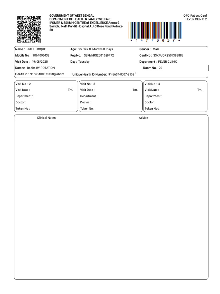 Onlinehmis - Wbhealth.gov - in OPDNewPatientReport - Aspx | PDF